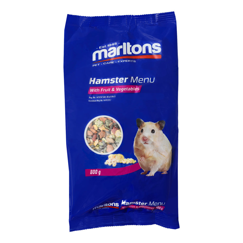 Marltons Hamster - Fruit & Vegetables 800G – 101 PET PRODUCTS